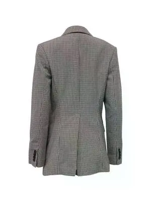 Theory Houndstooth Blazer - Brown