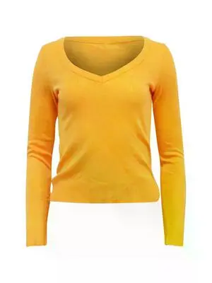 JOSEPH Long Sleeve V-neck T-shirt