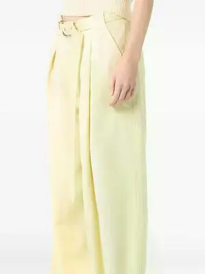 Blumarine Belted Wide-leg Trousers
