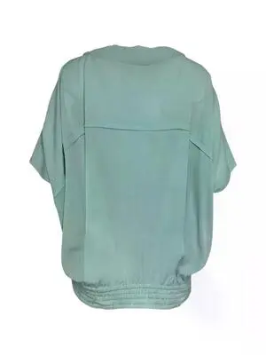 Diane Von Furstenberg Short-sleeve Silk Blouse