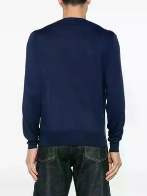 TOM FORD Long-sleeve Crew-neck Sweater - Blue