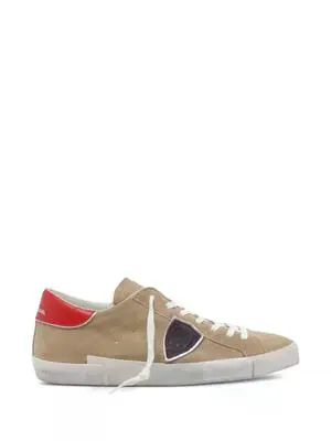 Philippe Model Prsx Logo Suede Sneakers