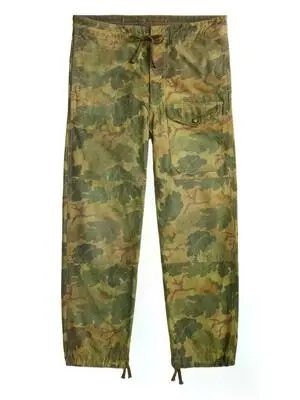Ralph Lauren Camouflage Drawstring Trousers - Green