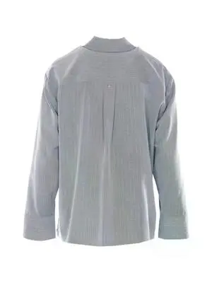 Liu Jo Striped Stud-embellished Shirt - Grey