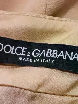 Dolce & Gabbana Square-neck Sleeveless Midi Dress - Neutrals