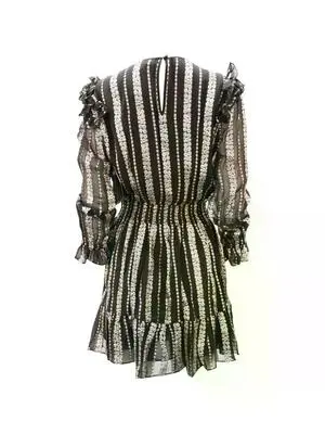 Michael Kors Jacquard Ruffled Mini Dress