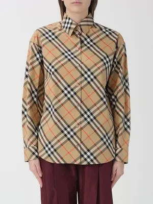 Burberry Checked Shirt - Sand