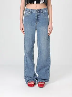 SELF-PORTRAIT Wide Leg Jeans