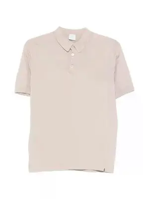 Eleventy Buttonred Polo Shirt - Neutrals
