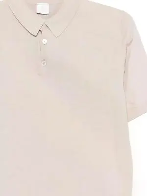 Eleventy Buttonred Polo Shirt - Neutrals