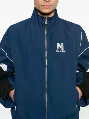 NAHMIAS Logo-appliqué Panelled Jacket