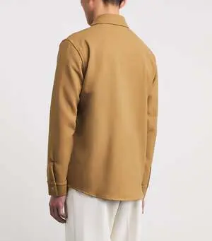 Sandro Jersey Shirt - Beige