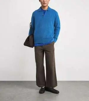 SAMSØE SAMSØE Cotton-blend Polo Sweater