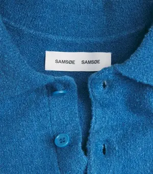 SAMSØE SAMSØE Cotton-blend Polo Sweater