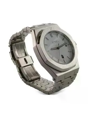 A BATHING APE Silver Tone 40mm Watch