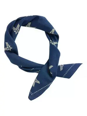 Ralph Lauren Star-pattern Square Scarf