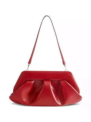 THEMOIRE Bios Ruched Shoulder Bag - Red