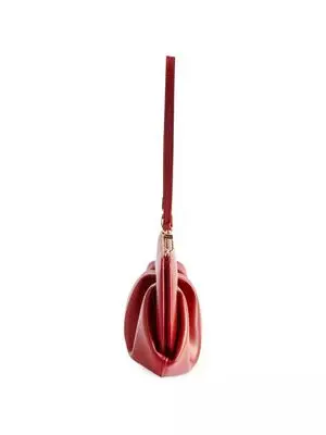 THEMOIRE Bios Ruched Shoulder Bag - Red