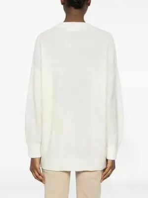 IVORY PARIS Sequin Embellished Crew-neck Sweater