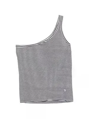 TOM FORD Striped One-shoulder Top