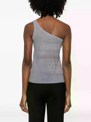 TOM FORD Striped One-shoulder Top