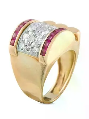 LB EXCLUSIVE Diamond And Ruby Ring - Pink