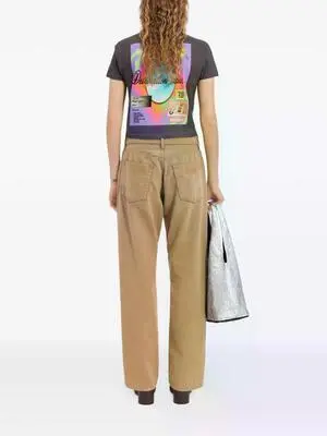 MAISON MARGIELA Graphic Print Roundneck Sweatshirt - Blue