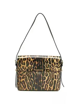 Burberry Leopard-print Shoulder Bag