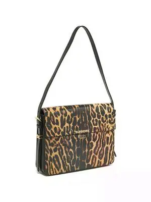 Burberry Leopard-print Shoulder Bag