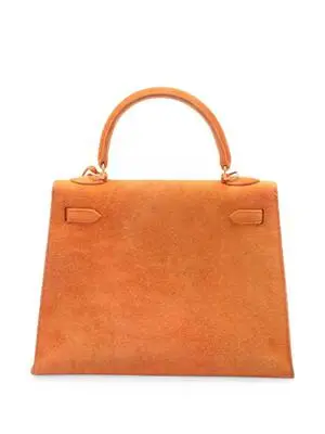 Hermès 2004 Doblis Kelly Ii Sellier 25 Satchel - Orange