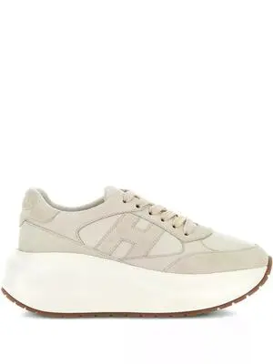 Hogan H696 Suede Sneakers - Neutrals