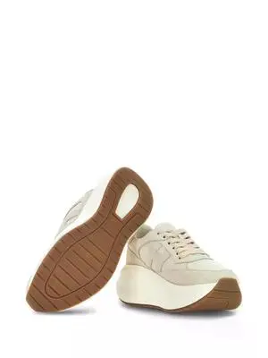 Hogan H696 Suede Sneakers - Neutrals
