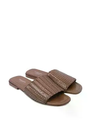 Michael Kors Woven Leather Sandals
