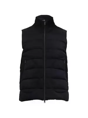 Herno Zip-up Padded Gilet - Black