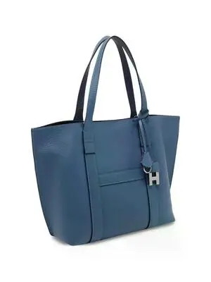 Hogan Logo-tag Tote Bag - Blue