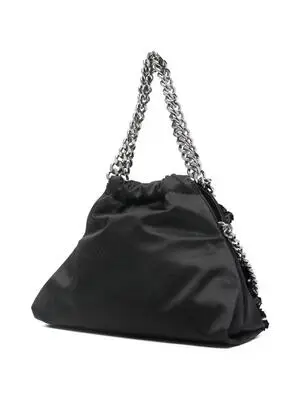 Stella McCartney Mini Falabella Beaded Chain-strap Shoulder Bag