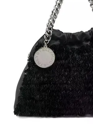 Stella McCartney Mini Falabella Beaded Chain-strap Shoulder Bag