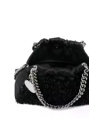 Stella McCartney Mini Falabella Beaded Chain-strap Shoulder Bag