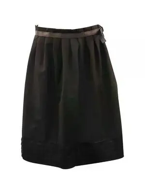 VIKTOR & ROLF VINTAGE Belted Pleated Skirt