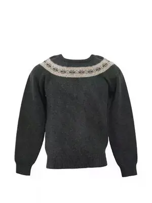 JIL SANDER Patterned Crew-neck Sweater