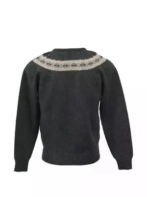JIL SANDER Patterned Crew-neck Sweater
