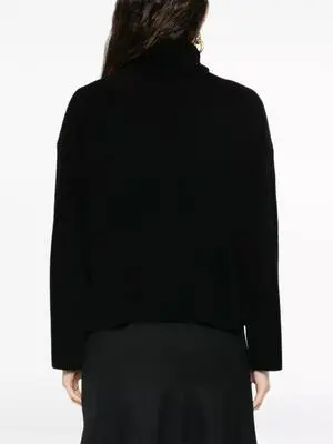 IVORY PARIS Ribbed Knit Turtleneck