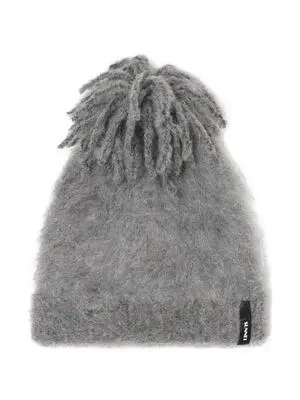 Sunnei Hairy Knit Beanie - Grey