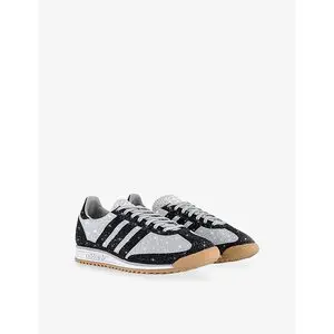 Adidas Sl72 Crystal-embellished Leather Trainers