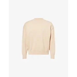 Lounge Brand-patch Round-neck Knitted Jumper