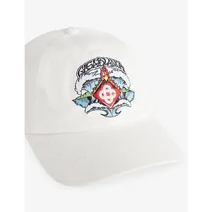 Casablanca Logo-embroidered Cotton Cap