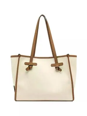 GIANNI CHIARINI Marcella Knotted Shoulder Bag - Neutrals