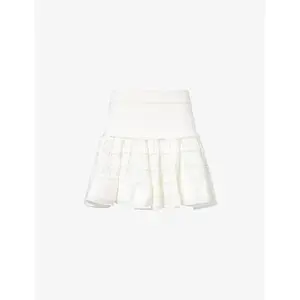 Alaïa Wool-blend Mini Skirt