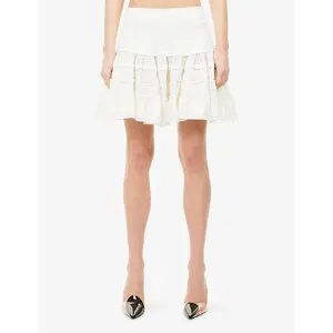 Alaïa Wool-blend Mini Skirt