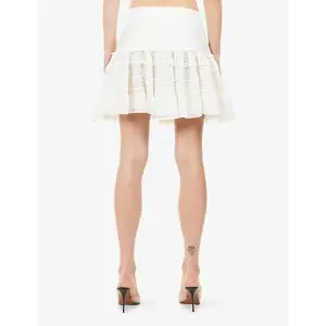 Alaïa Wool-blend Mini Skirt